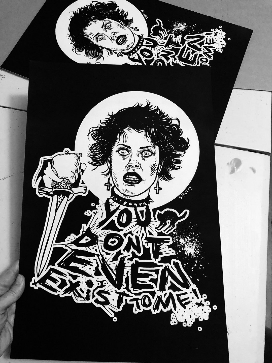 Nancy Downs the Craft Custom Screenprint - Etsy