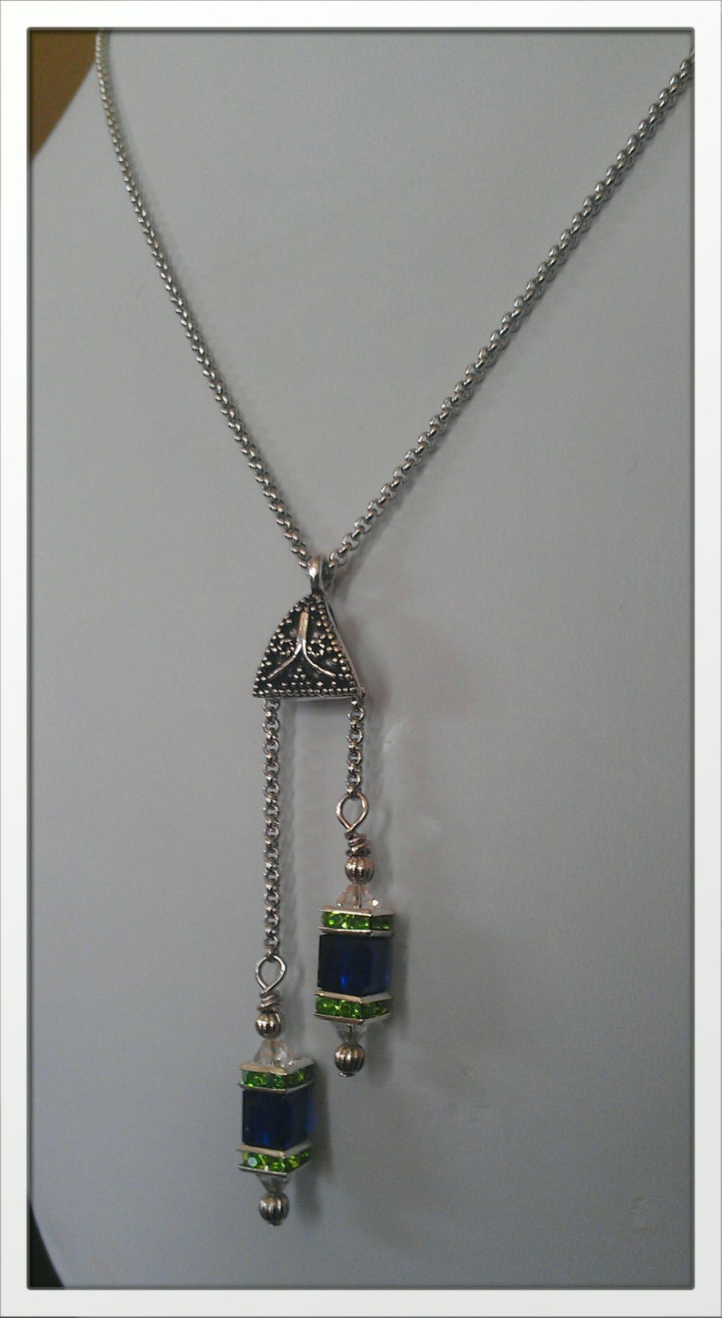 Inspired by the Seattle Seahawks Lantern Necklace - Etsy