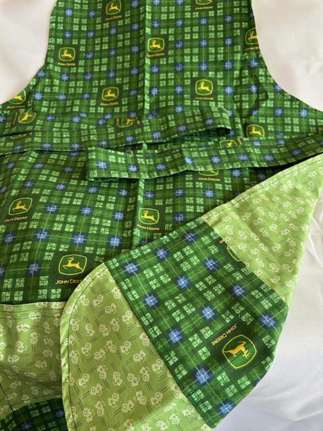 Apron, Men's Aprons, Reversible Apron, Summer Apron, John Deere Tractor ...