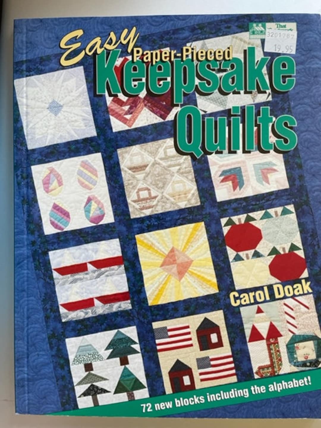 Easy Paper-pieced Keepsake Quilts, Carol Doak, NEW BOOK - Etsy