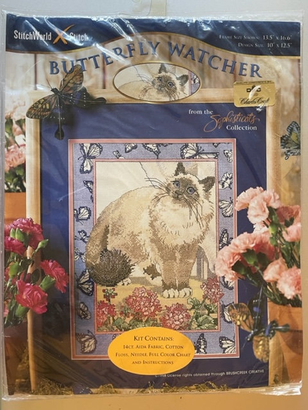 Butterfly Watcher, Stitch World Cross Stitch Kit, SEALED - Etsy