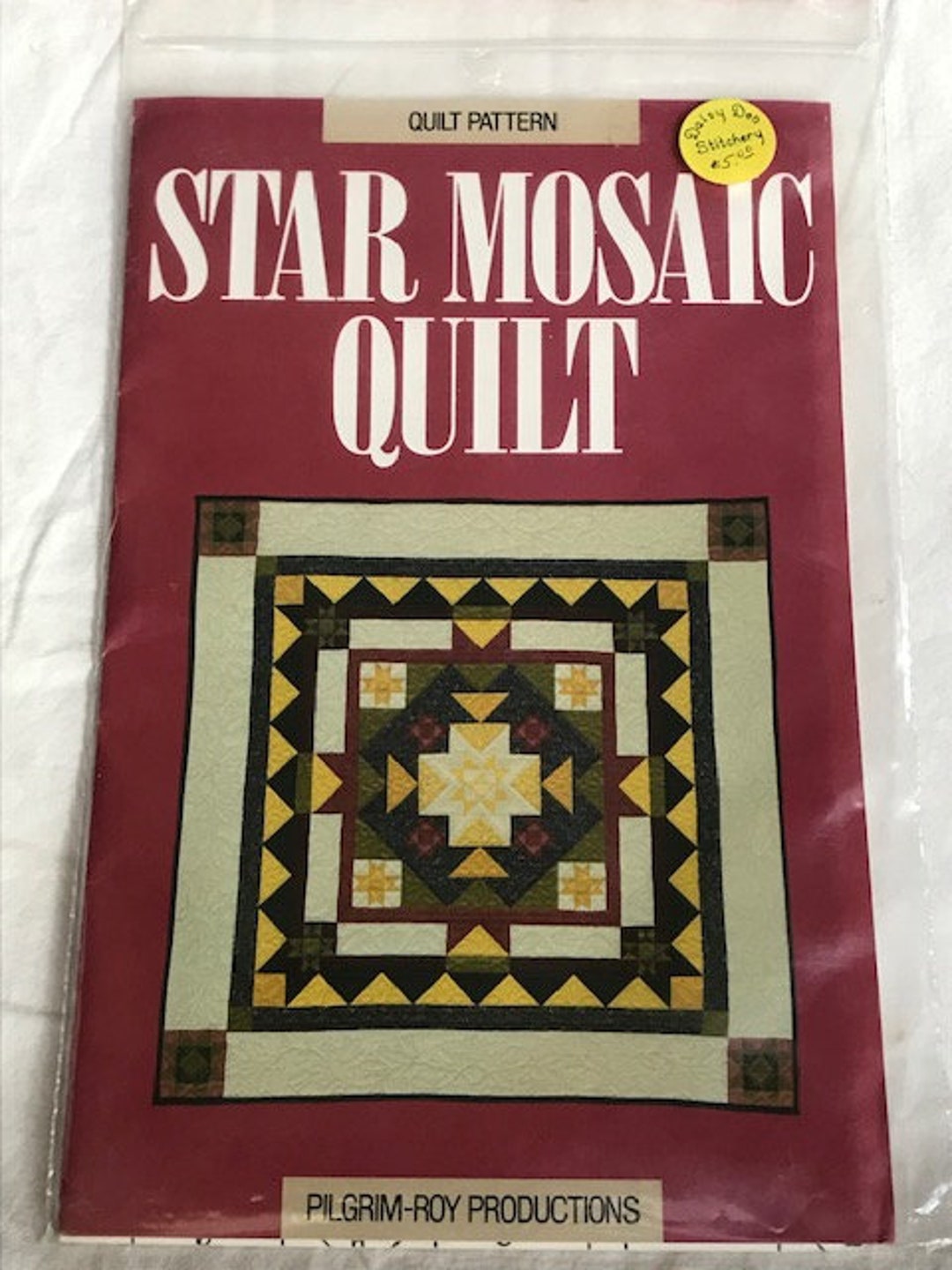 Star Mosaic Quilt, Pilgrim-roy Productions, Wall Art, UNCUT - Etsy