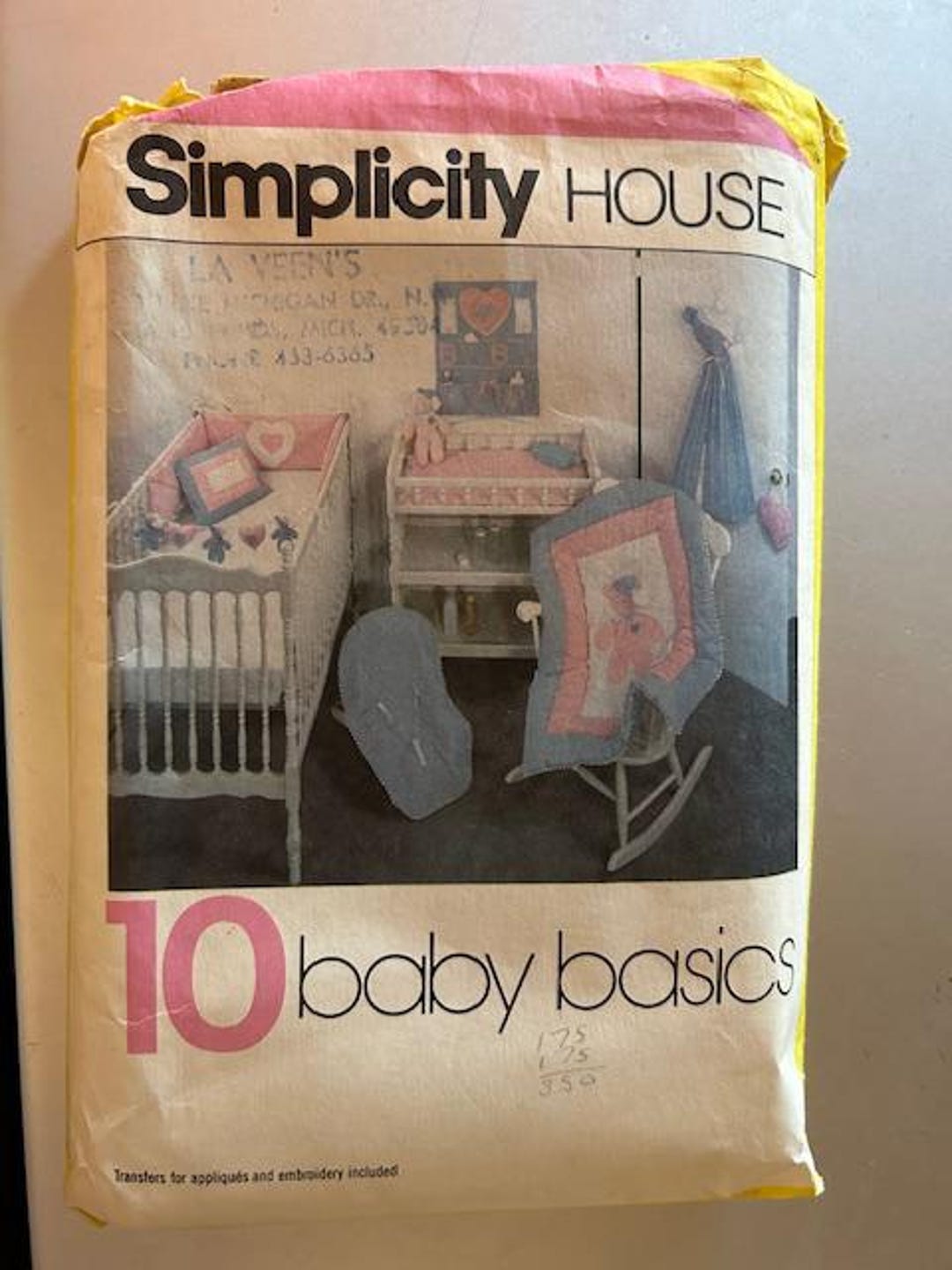 Simplicity 125, 10 Baby Basics, Baby's Room - Etsy