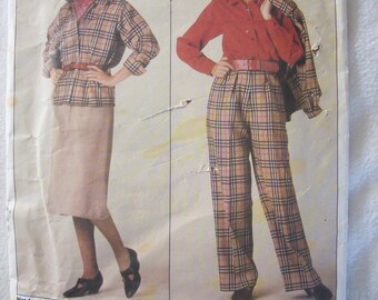 Vogue 9086 Ultra EZ Vogue Misses Jacket Misses Dress - Etsy