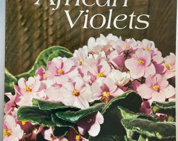 How to Grow African Violets, A Sunset Book, VINTAGE BOOK - Etsy