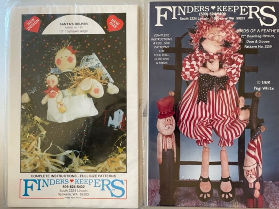 Santa's Helper, Birds of a Feather, Finders Keepers, UNCUT - Etsy