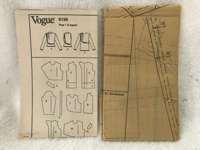 Vogue 9156, Vogue 9167, Vogue 9266, Misses' Blouse, Misses' Dress ...
