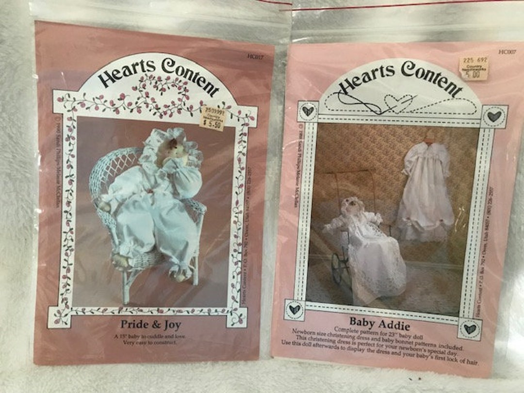 Hearts Content - Baby Addie, Hearts Content - Pride & Joy, UNCUT - Etsy