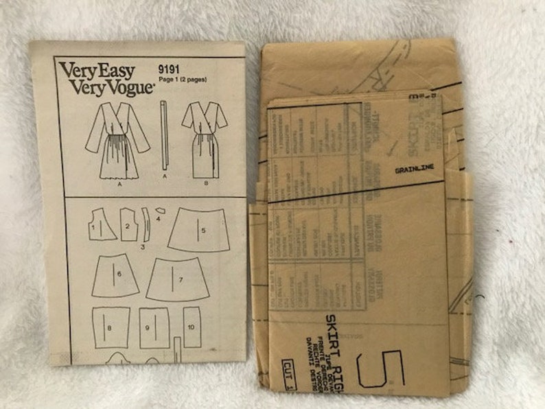 Vogue 9181 Vogue 9191 Vogue 9221 Misses' Blouse - Etsy