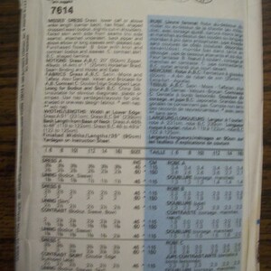 Vogue 7614, Ladies Dress Pattern, Evening Dress Pattern - Etsy