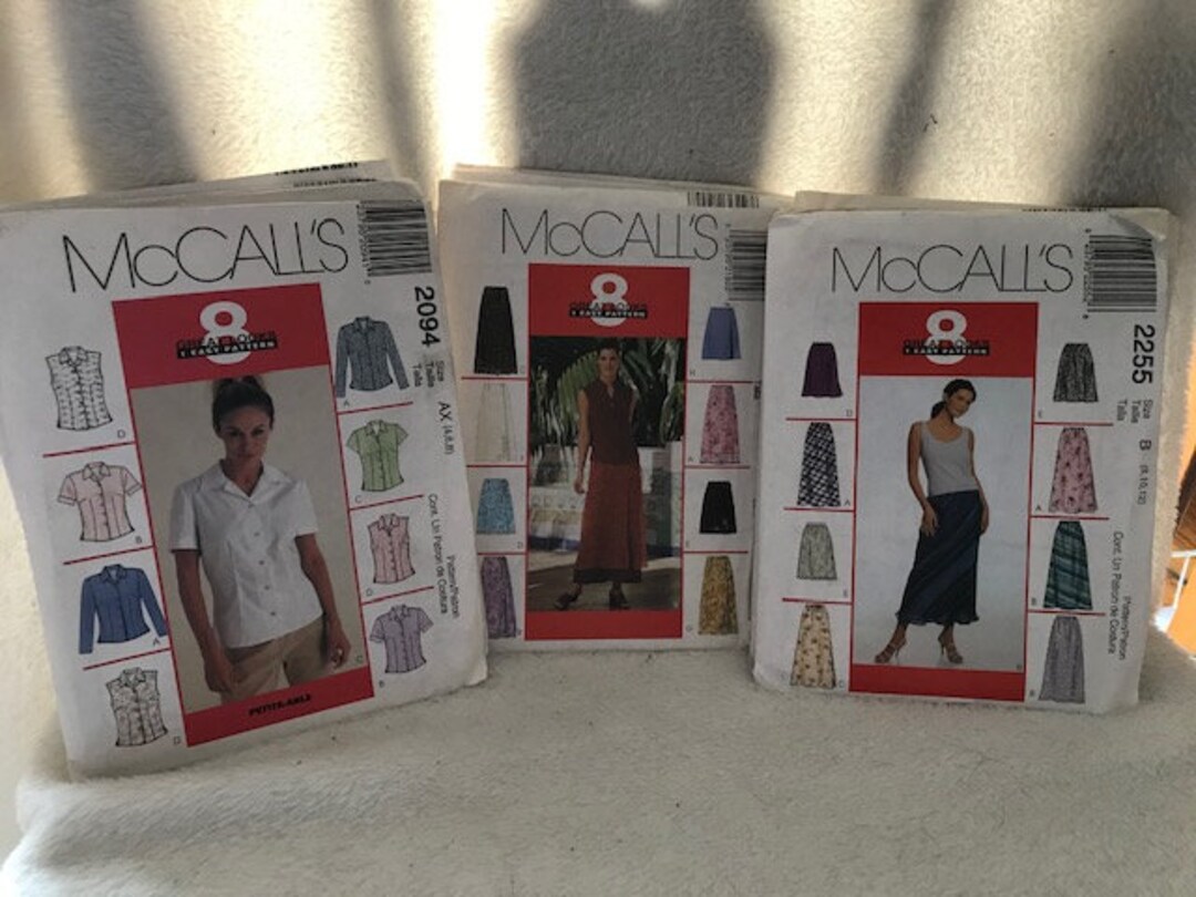 McCalls 2094, McCalls 2192, McCalls 2255, UNCUT - Etsy España