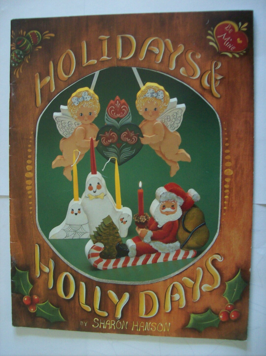 Holidays & Holly Days, Pintura campestre de Sharon Hanson - Etsy España