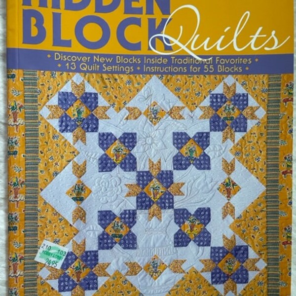 Book Quilt Block - Etsy