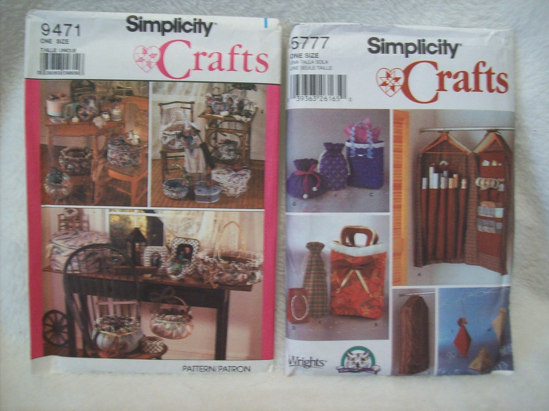 Simplicity 5777, Gift Wrap Organizer, Gift Bags, Simplicity 9471 ...