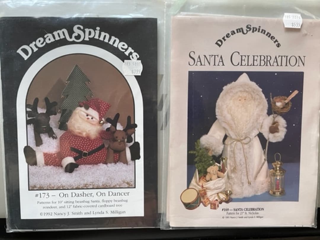 Dream Spinners, on Dasher on Dancer, Santa Celebration, NEW UNCUT - Etsy
