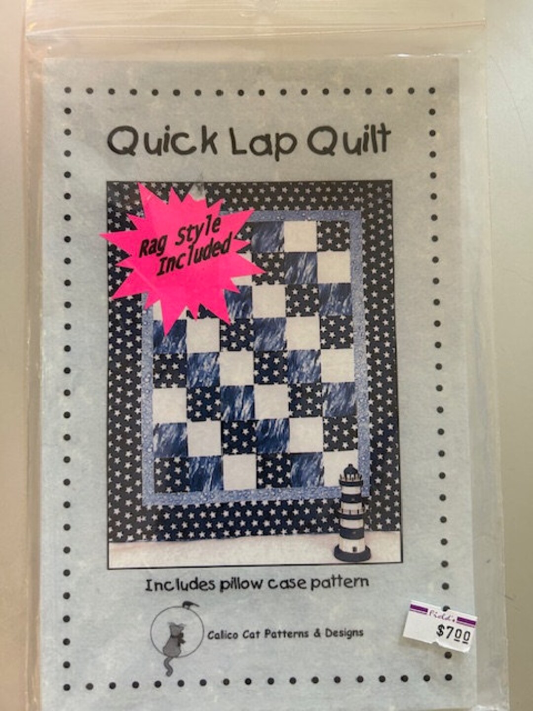 Quick Lap Quilt, Calico Cat Patterns, UNCUT - Etsy