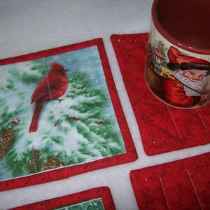 Seasonal Coasters, Cotton Coasters, Wine Coasters, Set of 4 Coasters ...