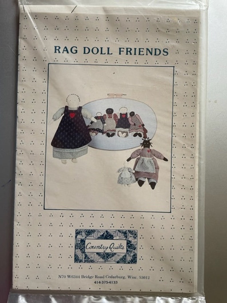 Rag Doll Friends, Country Quilts Patterns, UNCUT - Etsy