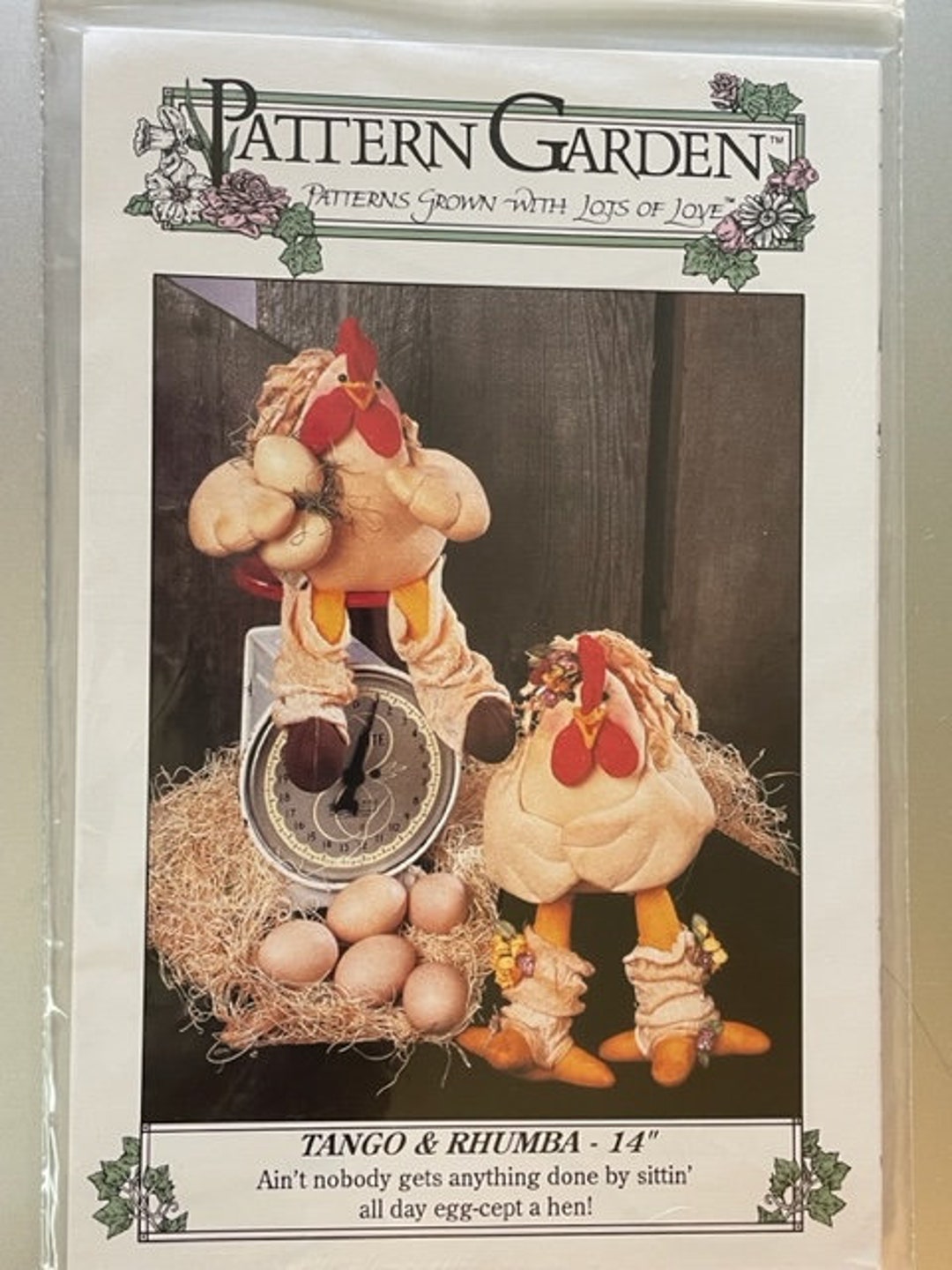 Tango & Rhumba, Pattern Garden, Chicken Dolls, NEW - Etsy