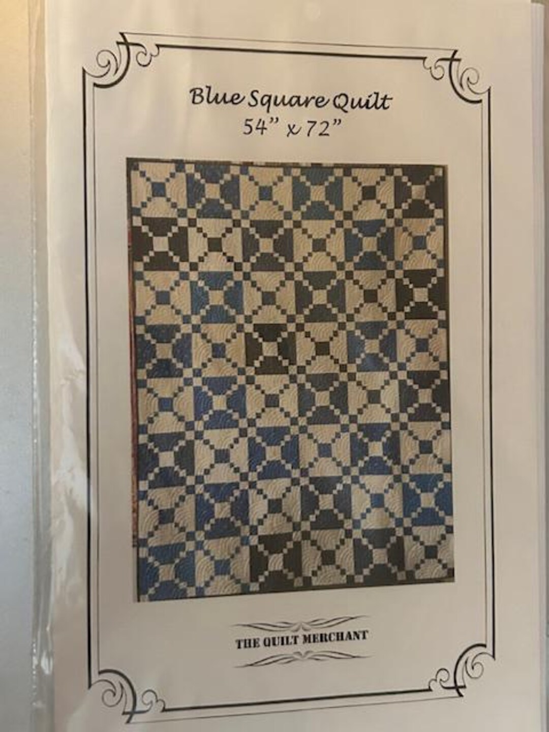 Blue Square Quilt by the Quilt Merchant, UNCUT - Etsy