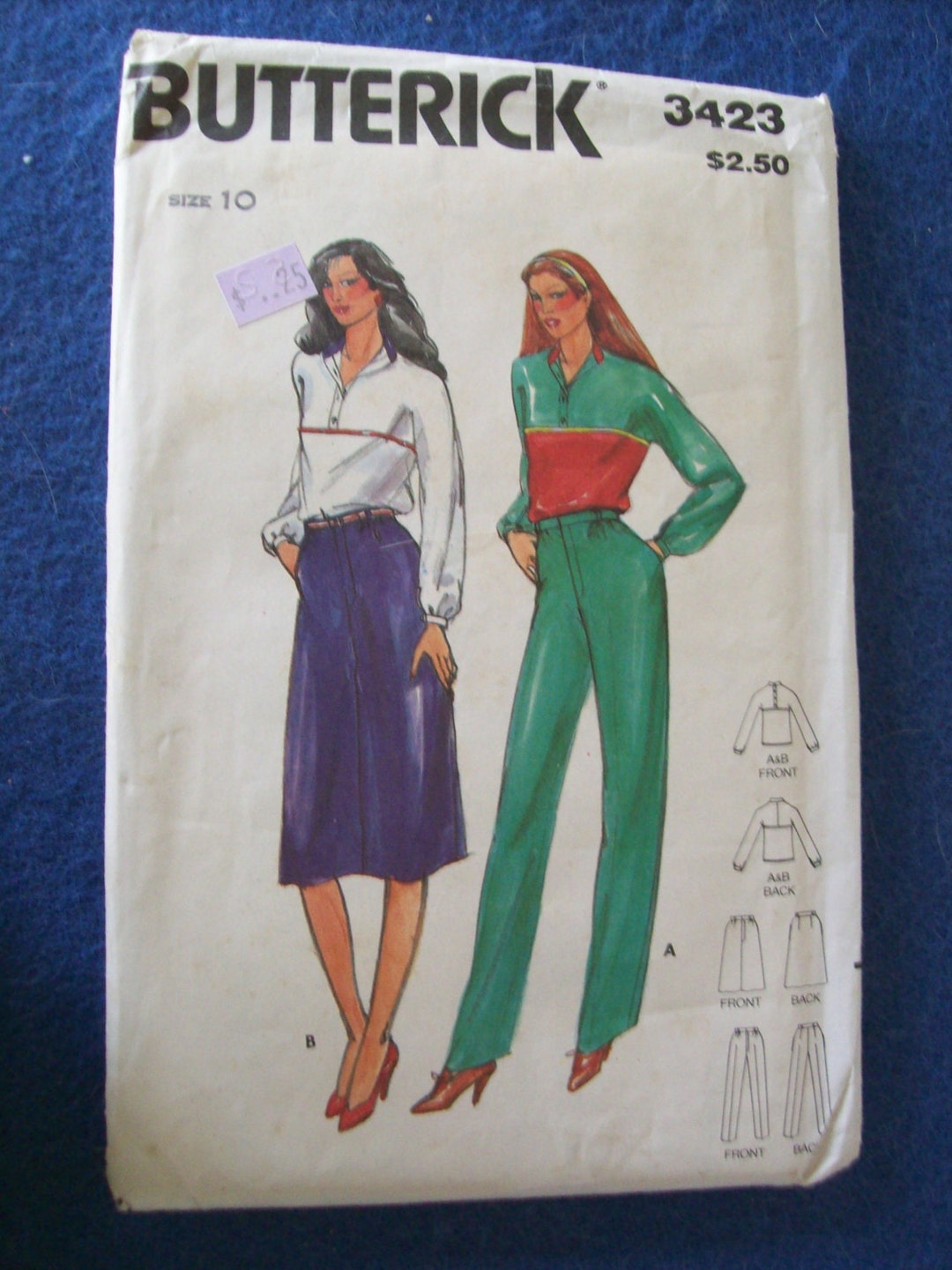 Butterick 3423, Falda de dama, Chaqueta de dama, Ladies Top - Etsy España