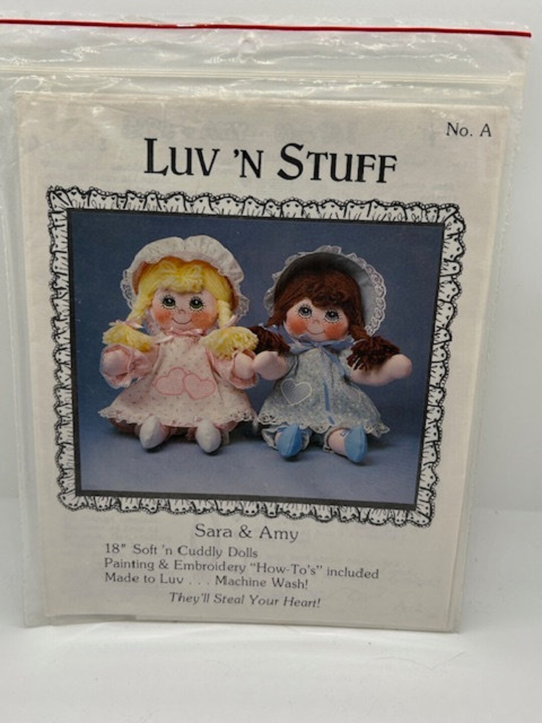Luv 'N Stuff, Sara & Amy Dolls, UNCUT - Etsy