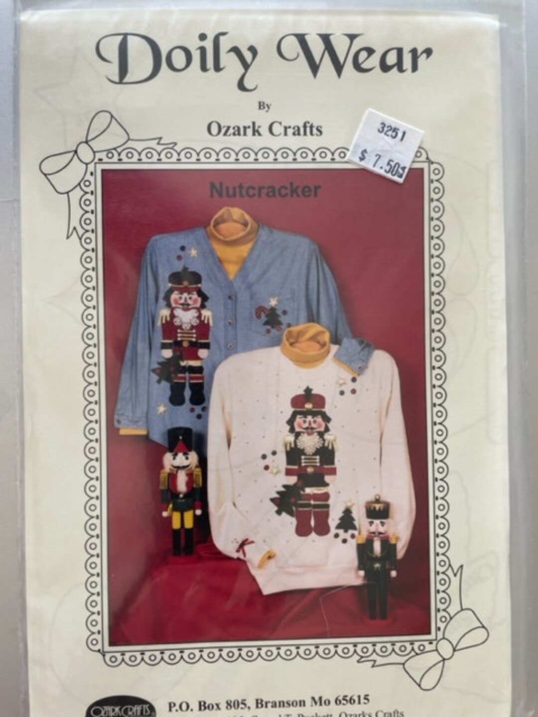 Doily Wear, Ozark Crafts, Sweatshirt Designs, UNCUT - Etsy