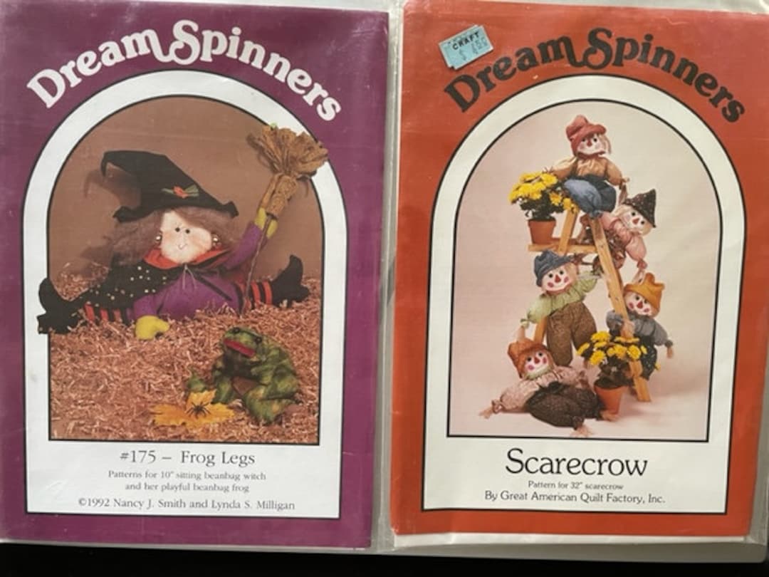 Dream Spinners, Frog Legs, Scarecrow, NEW UNCUT - Etsy