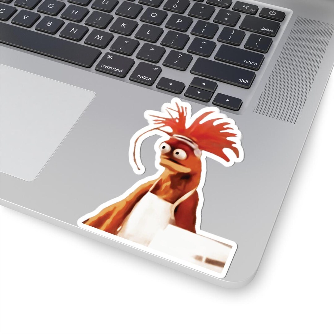 Shocked Pepe King Prawn Kiss-cut Sticker: Funny Tiktok Meme Character ...