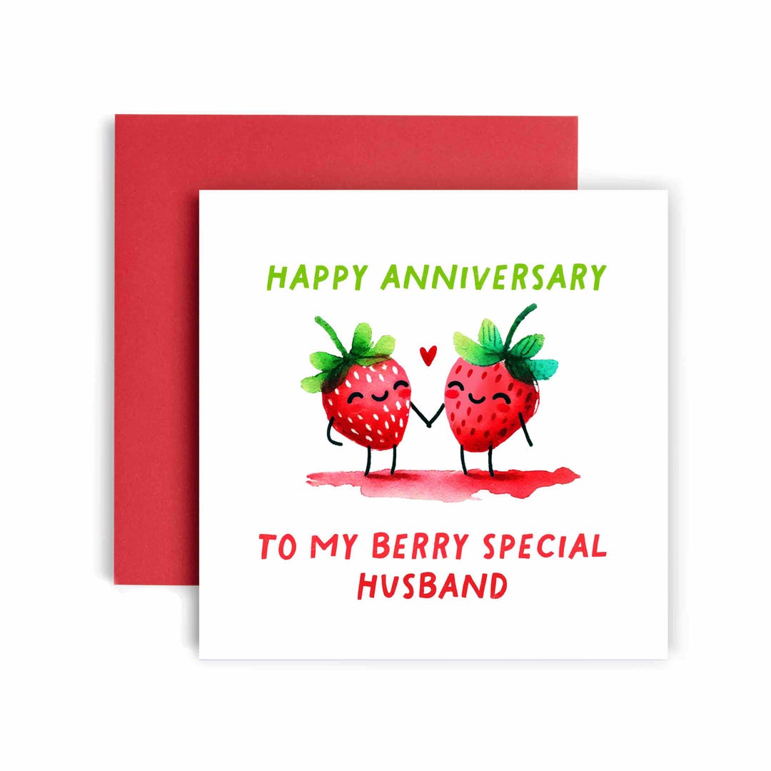 Berry Special - Husband - Anniversary Card - Funny Anniversary - Couple ...