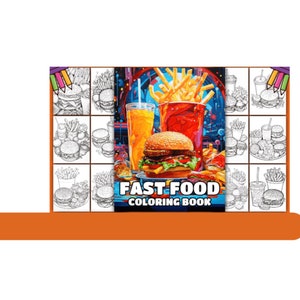 mcdonald's menu coloring pages