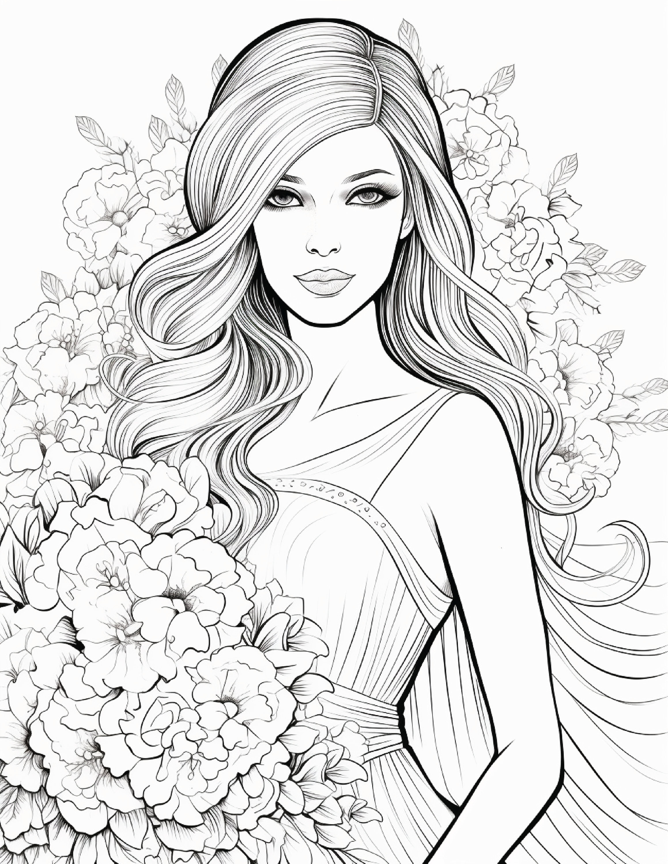 100 Bride Coloring Pages - Etsy
