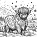 15 Highland Cow Coloring Book Pages, Coloring Pages for Kids and Adults ...