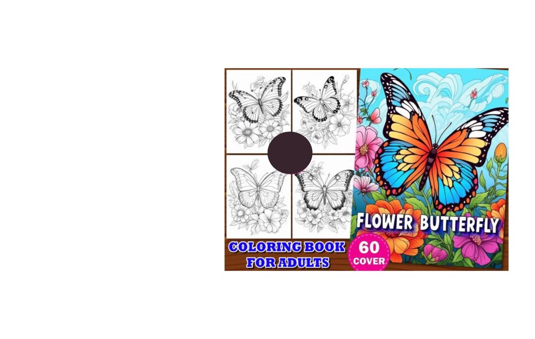 Butterfly Bliss Coloring Book - Etsy