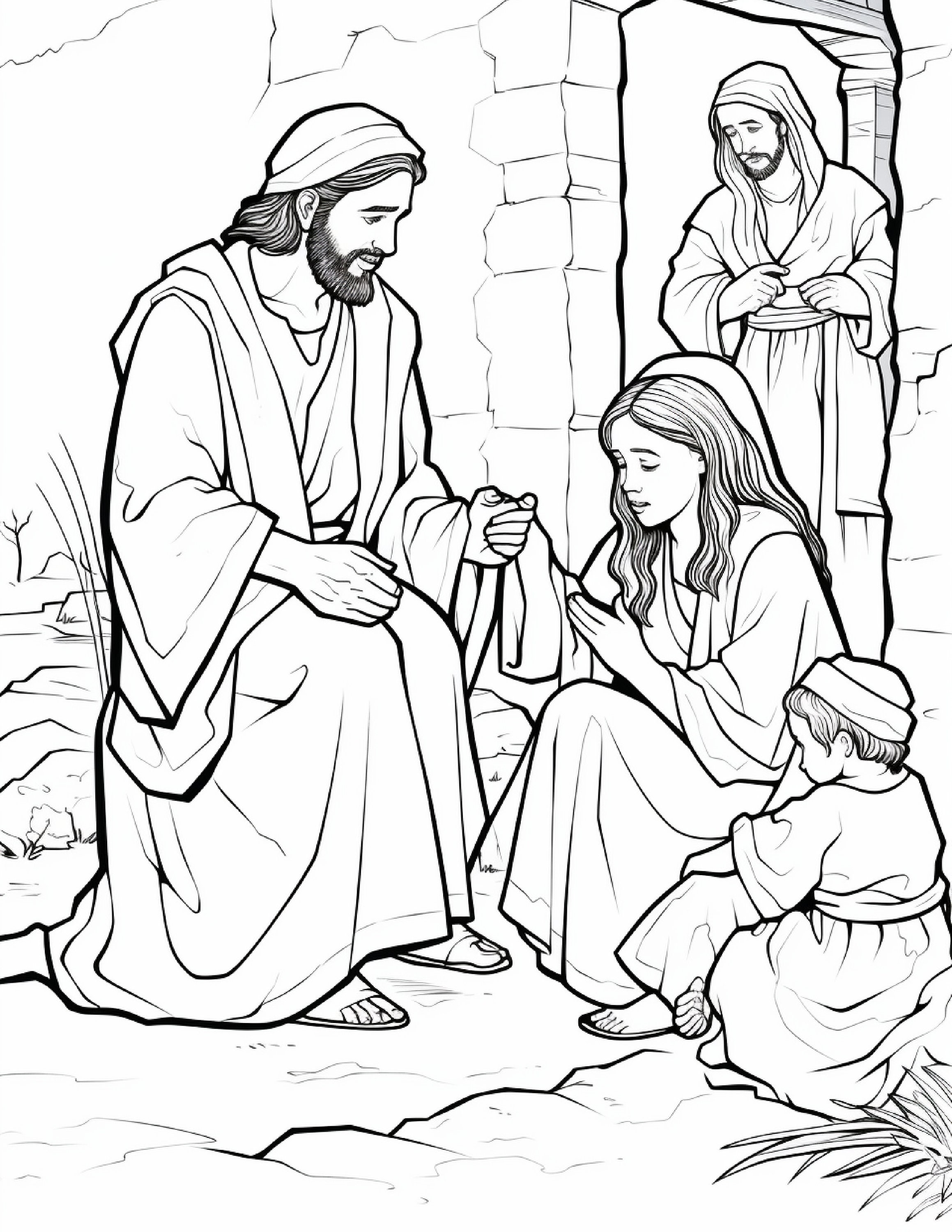 100 Bible Coloring Pages - Etsy