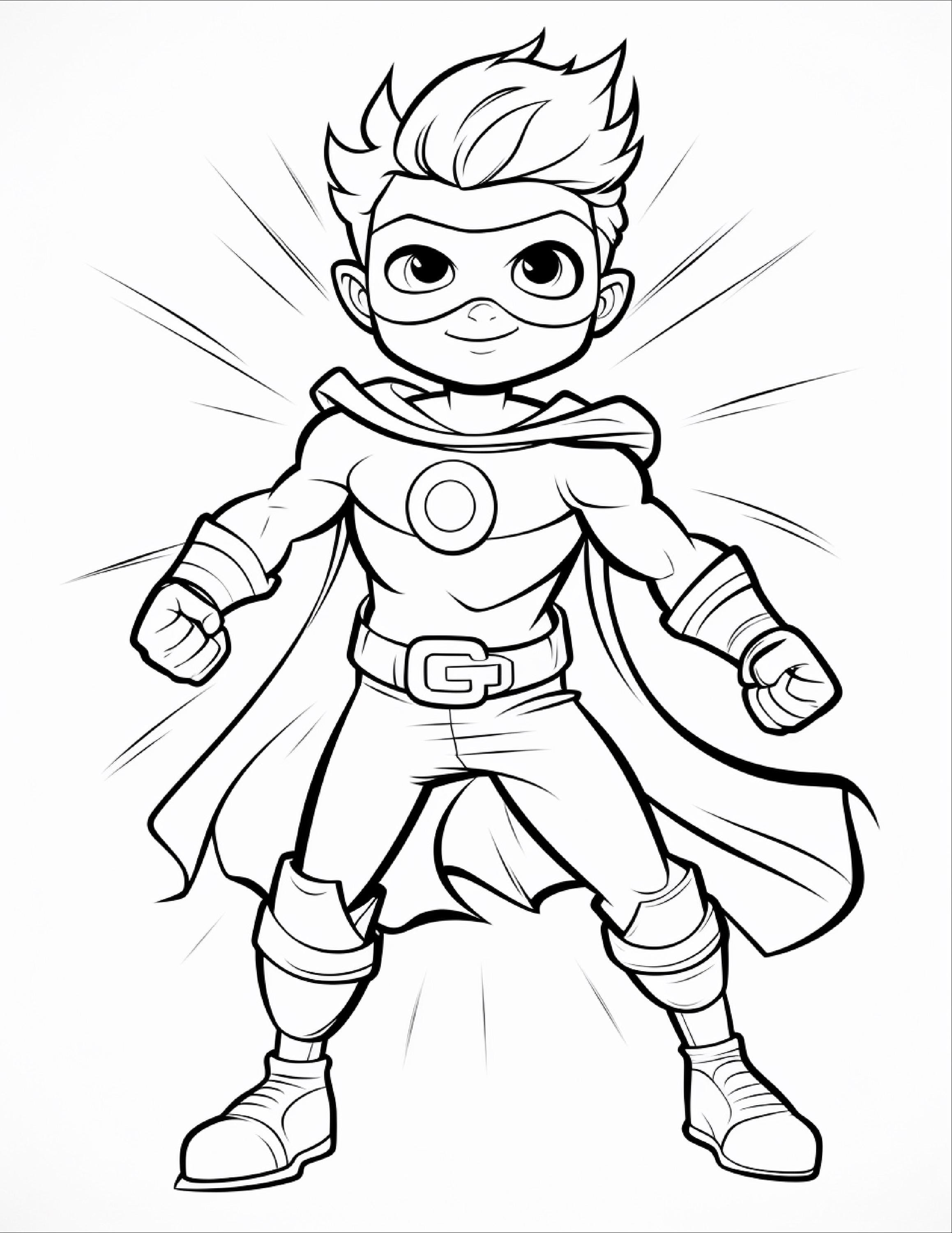 100 Superheroes Coloring Pages - Etsy