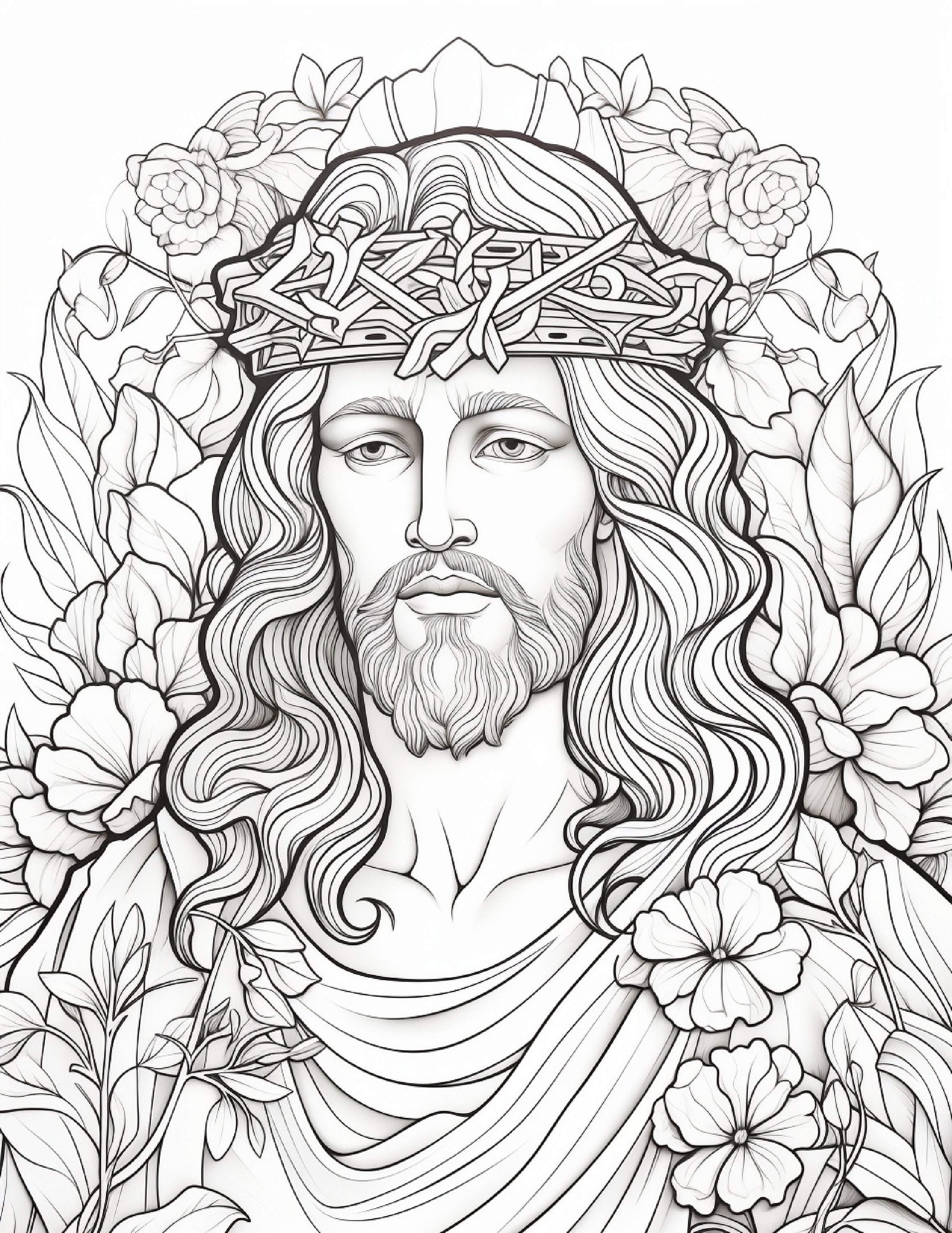 100 Bible Coloring Pages - Etsy