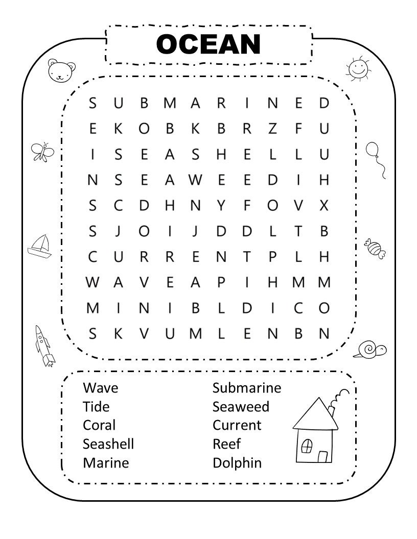 KID Word SEARCH Lot of Fun and Learning - Etsy