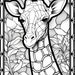 100 Stained Glass Animal Coloring Pages - Etsy