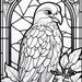 100 Stained Glass Animal Coloring Pages - Etsy