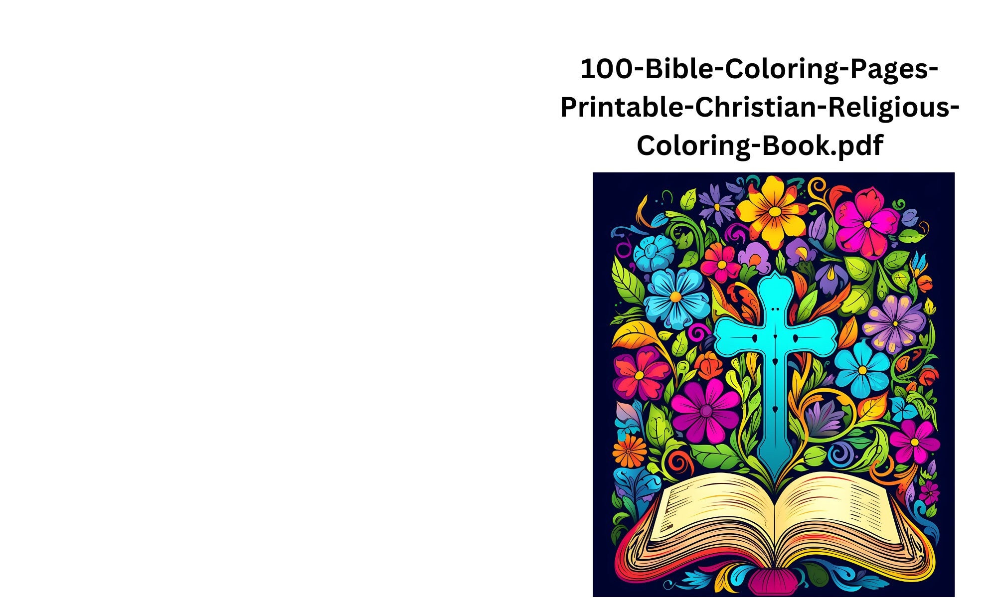 100-bible-coloring-pages-printable-christian-religious-coloring-book ...