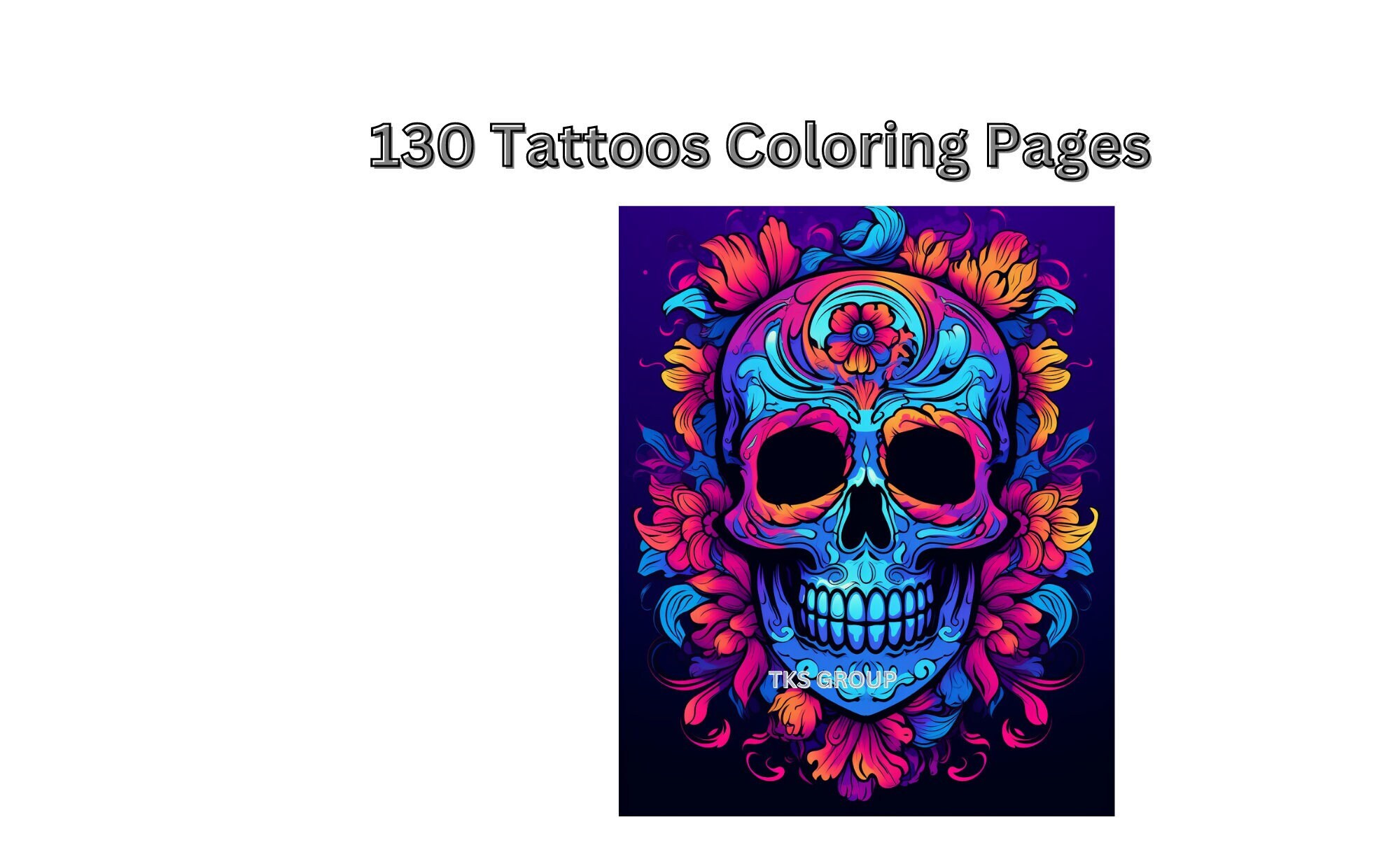 140 Tattoos Coloring Pages - Etsy