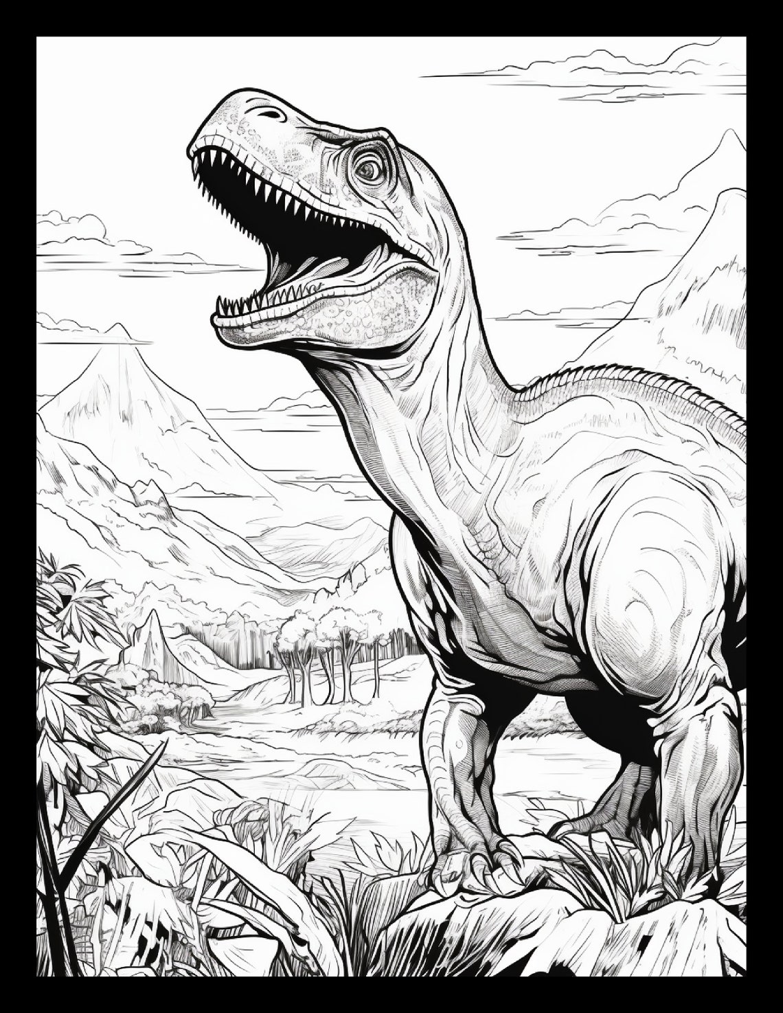 90 Dinosaurs Coloring Pages Your Kids Will Love It and Spend Time ...