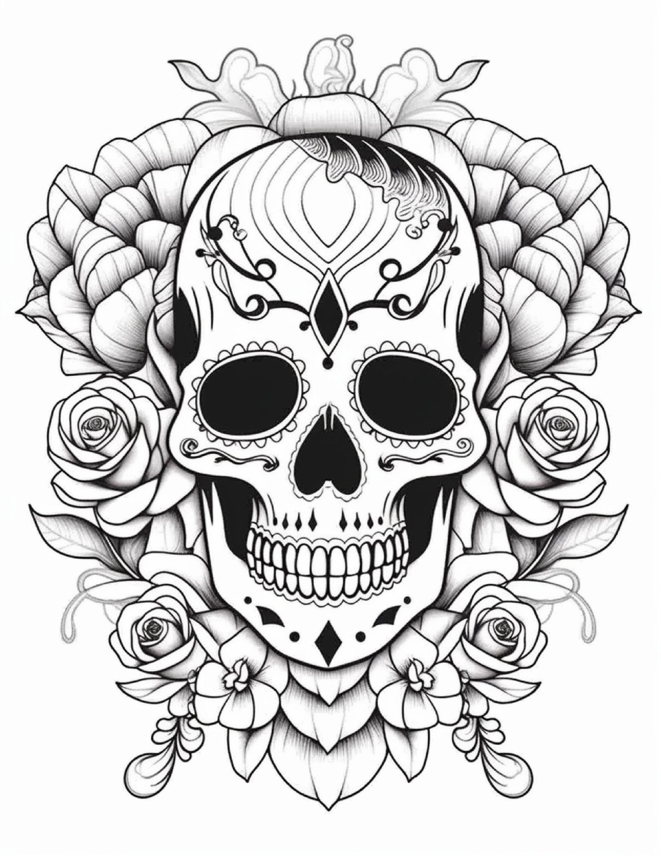 140 Tattoos Coloring Pages - Etsy