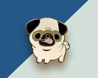 Black Pug Pin Pug Pin Dog Pin Pug Birthday Pug Gifts - Etsy