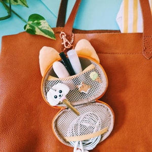 Super Fluffy Corgi Accessories Bag - Etsy