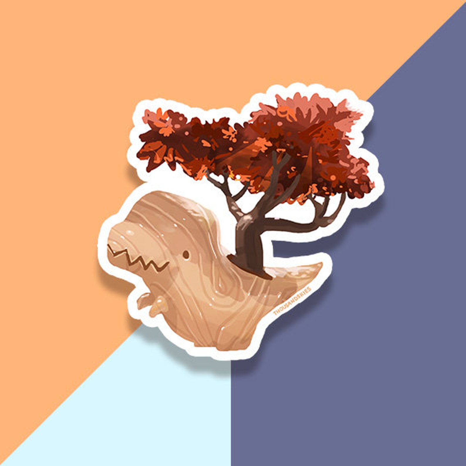 Vinyl Sticker Planter Trex - Etsy