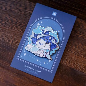 Enamel Pin - Sparkling Night - Etsy