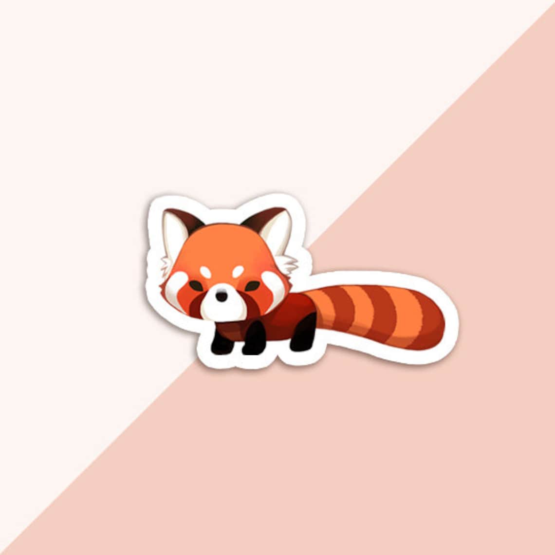 Vinyl Sticker Red Panda - Etsy