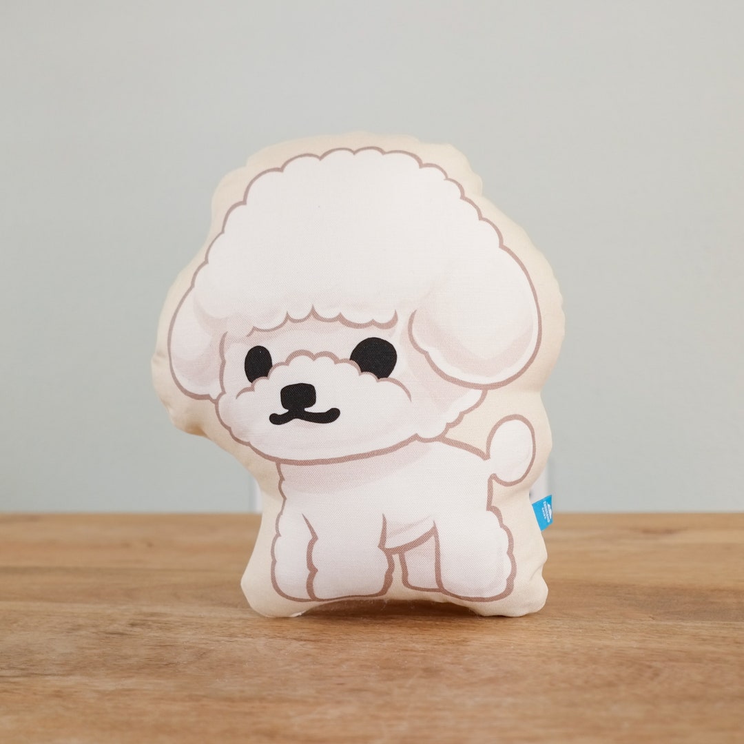 Handmade Toy Poodle (white) Pillow - Etsy